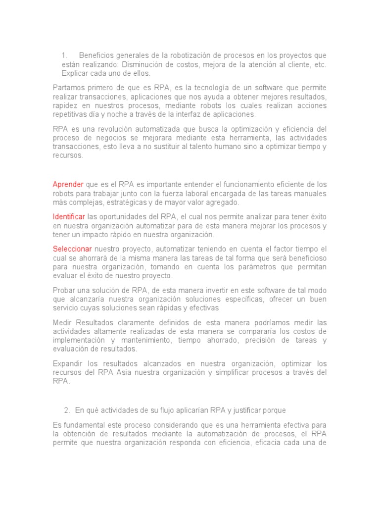 Fer Rpa | PDF | Software | Business