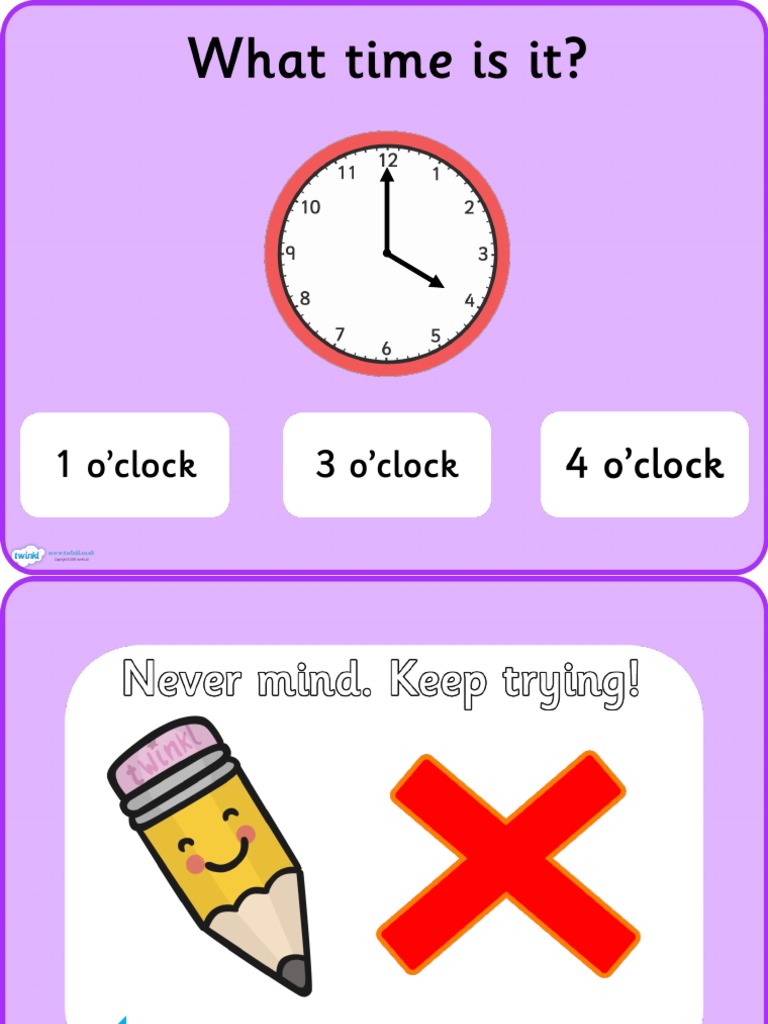 T N 943 Clock Matching Powerpoint Game Version 1 | PDF | Cooking, Food ...
