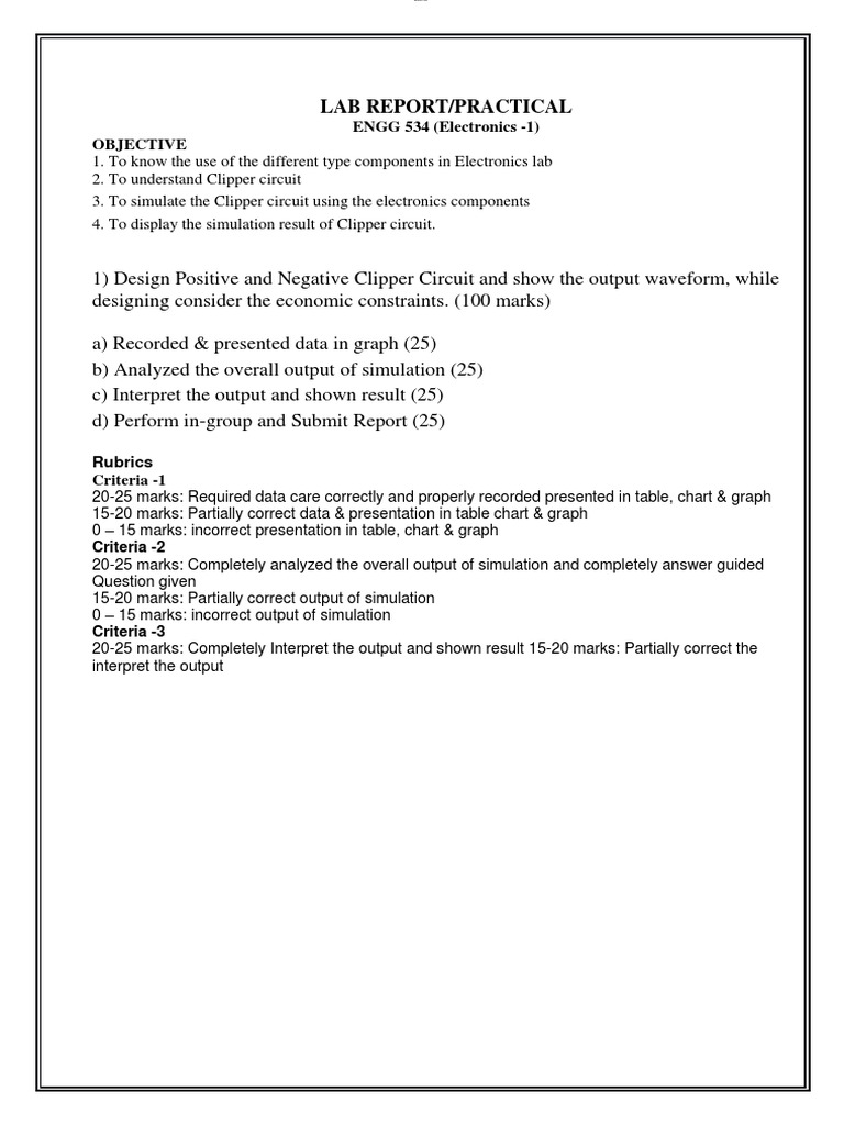 ENGG534 - Midterm Lab Simulation | PDF | Diode | Power Supply