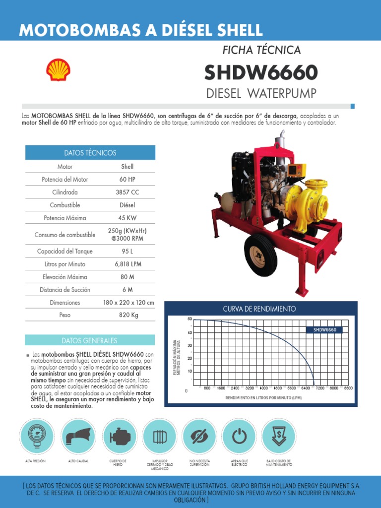 Ficha Bomba Shell | PDF | Motores | Vehículo de motor