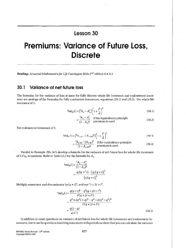 Expected Loss - Diskrit | PDF