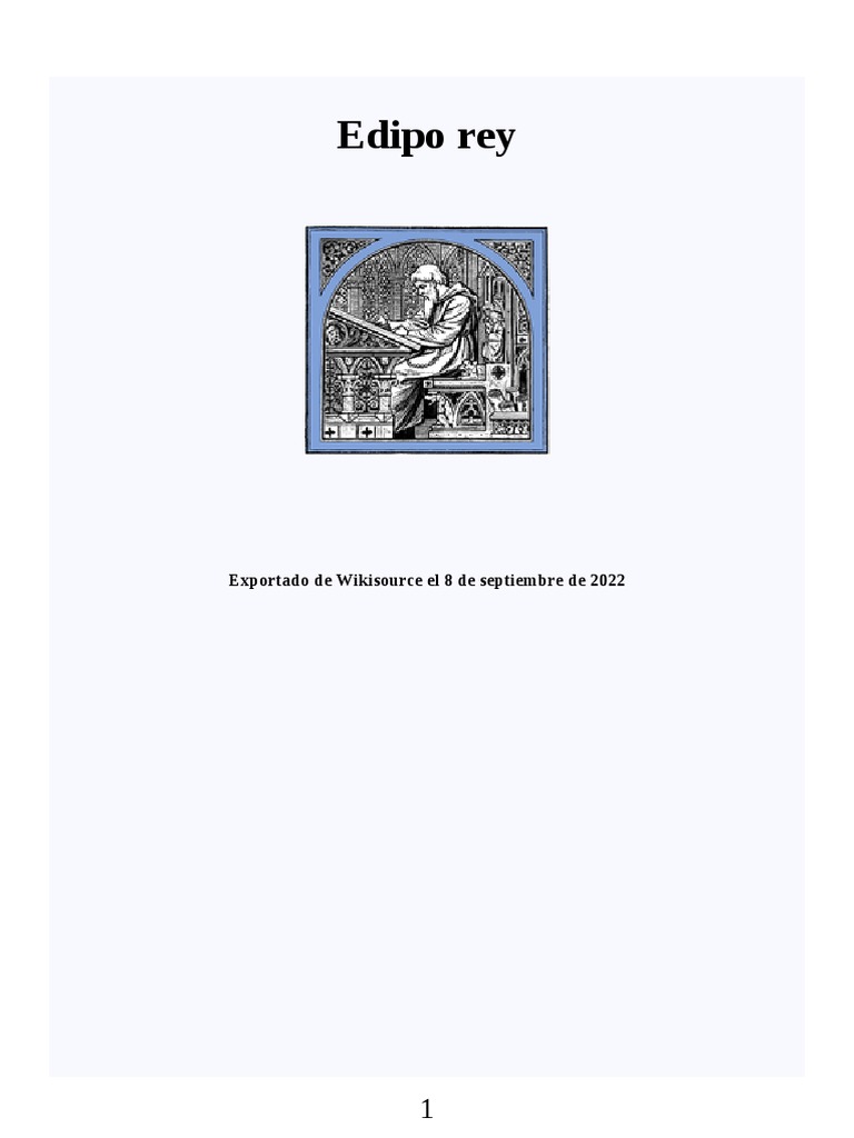 Edipo Rey | PDF | Historia