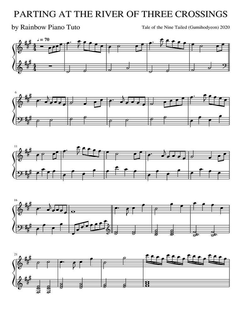 Parting at The River of Three Crossings | PDF