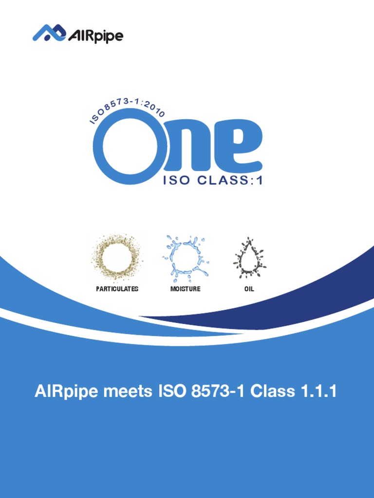 AIRpipe ISO 8573 1 Sheet | PDF | Particulates | Water