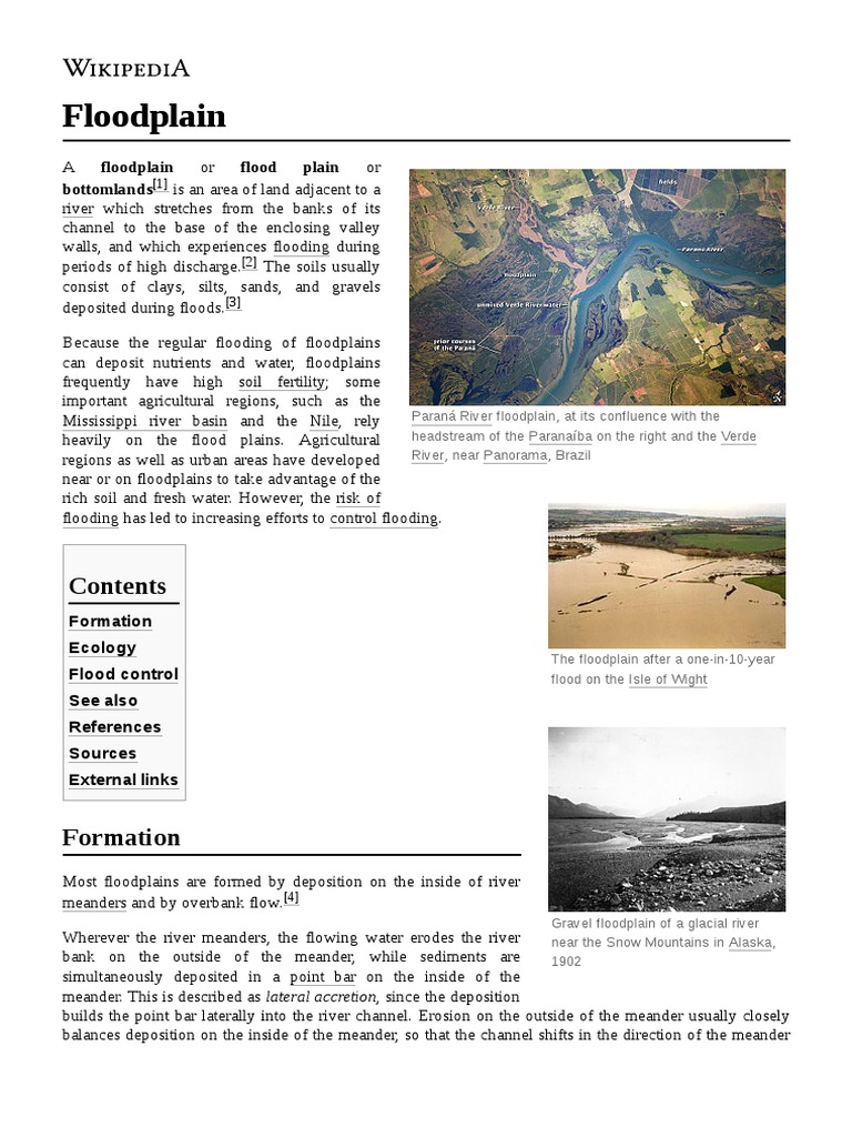 Floodplain | PDF | Floodplain | River