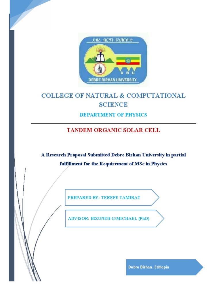 Maty Proposal | PDF | Solar Cell | Photovoltaics