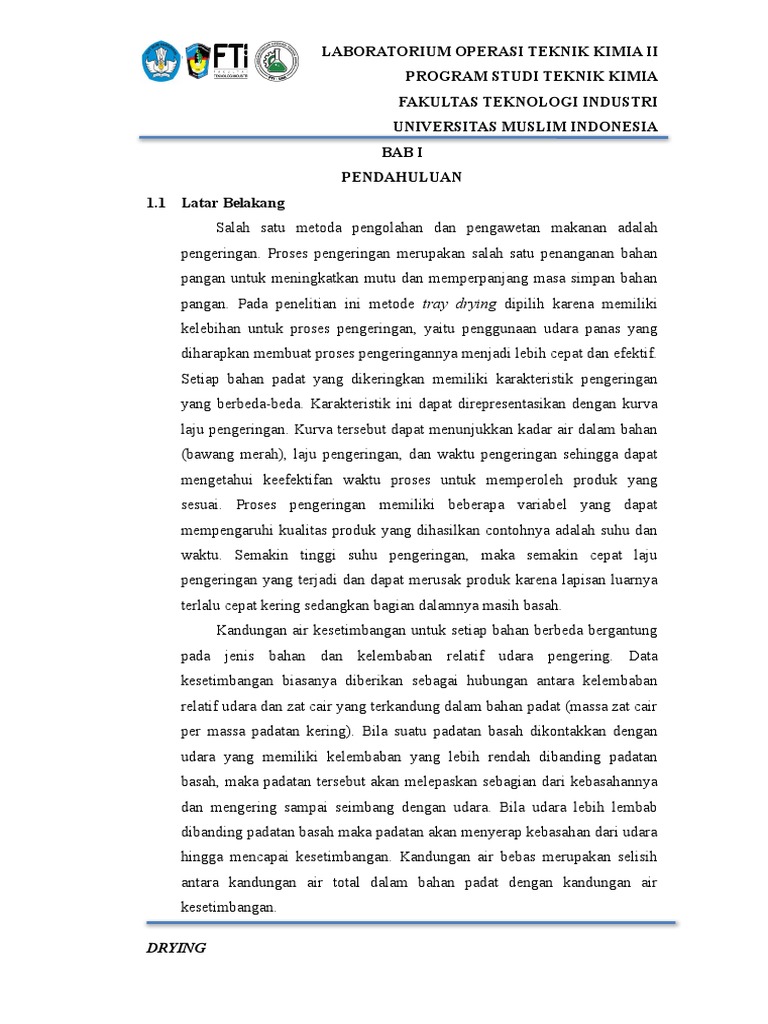 TP Otk 2 Drying | PDF