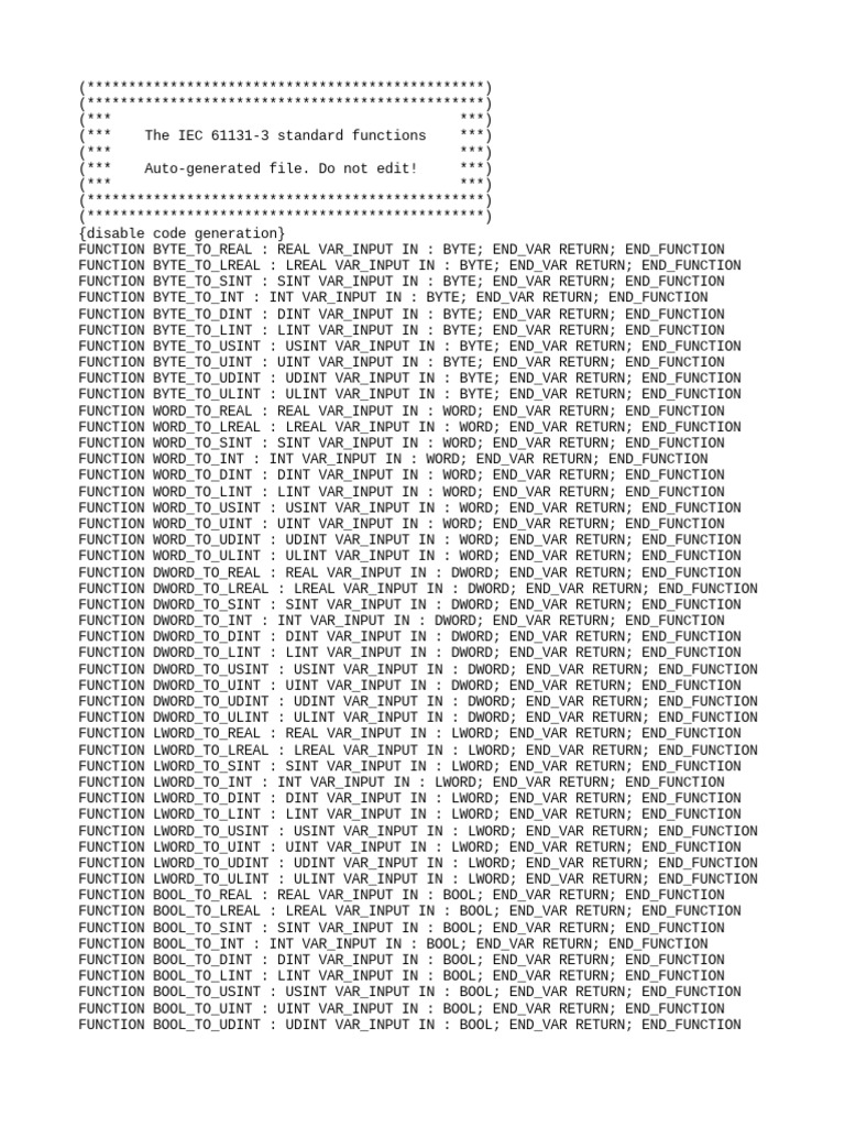 Standard Functions | PDF | Integer (Computer Science) | Software Development