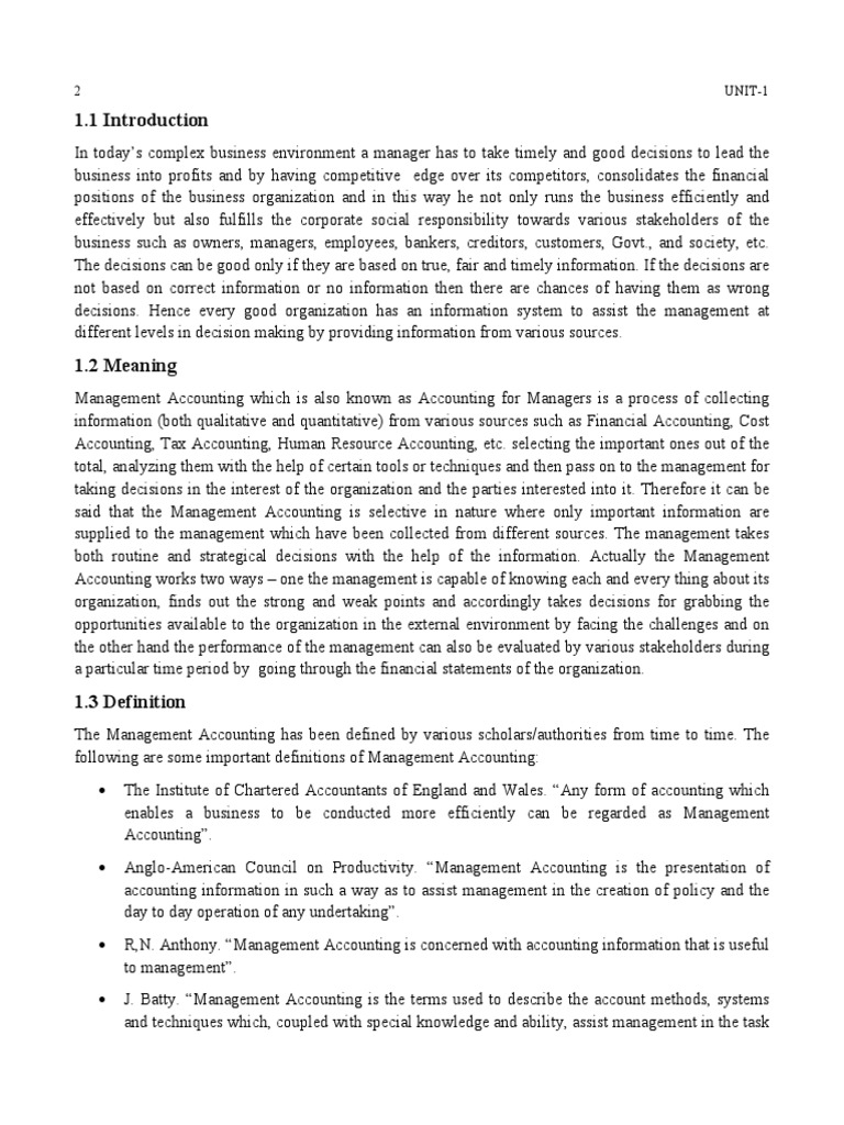 Accounting For Management | PDF | Management Accounting | Cost Accounting