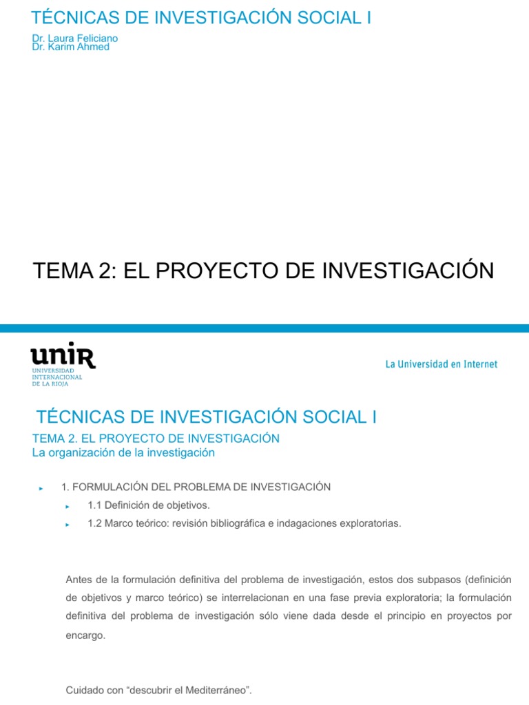 Técnicas Tema2 | PDF | Investigación social | Validez (Estadísticas)