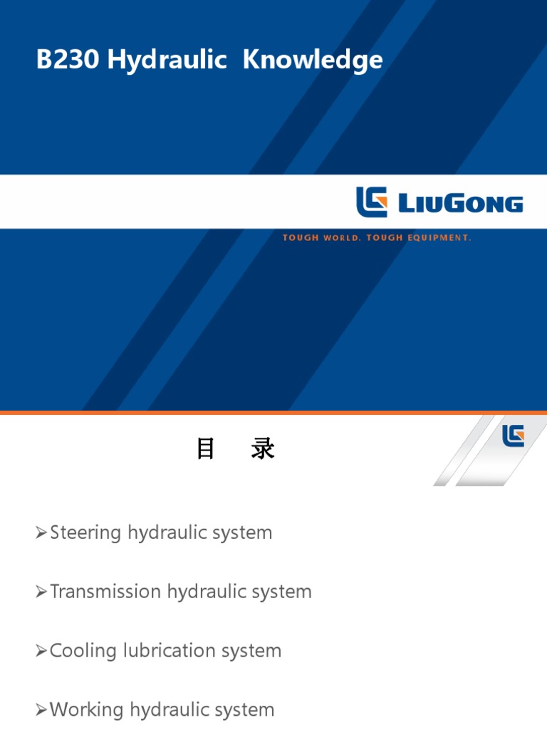 5.B230 Hydraulic Knowledge | PDF | Clutch | Pump