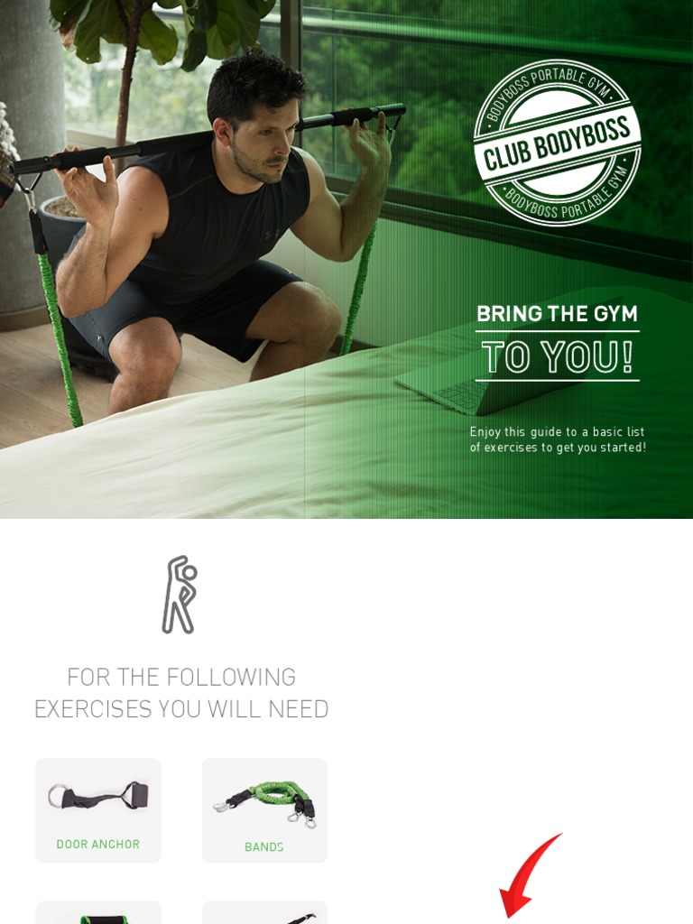 Body Boss Portable Gym Workout Guide | PDF | Musculoskeletal System ...