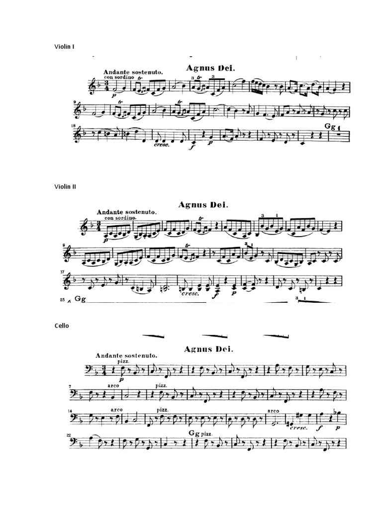Agnus Dei Pdf