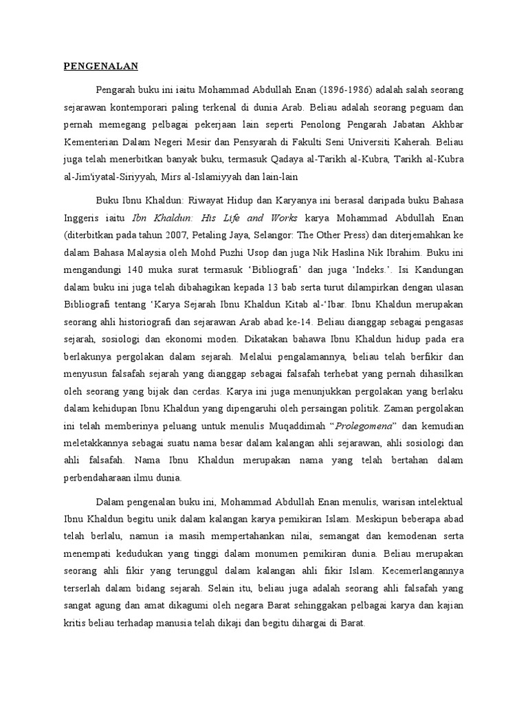 Ulasan Buku Riwayat Hidup | PDF