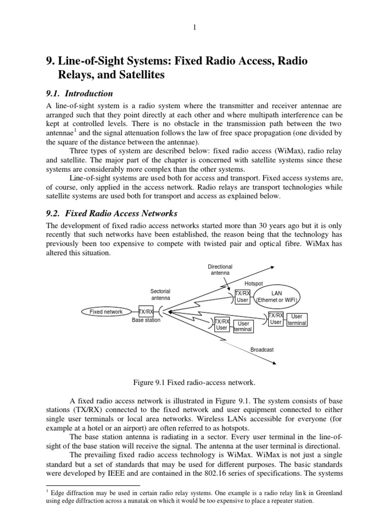 9 - Line of Sight | PDF | Communications Satellite | Attitude Control