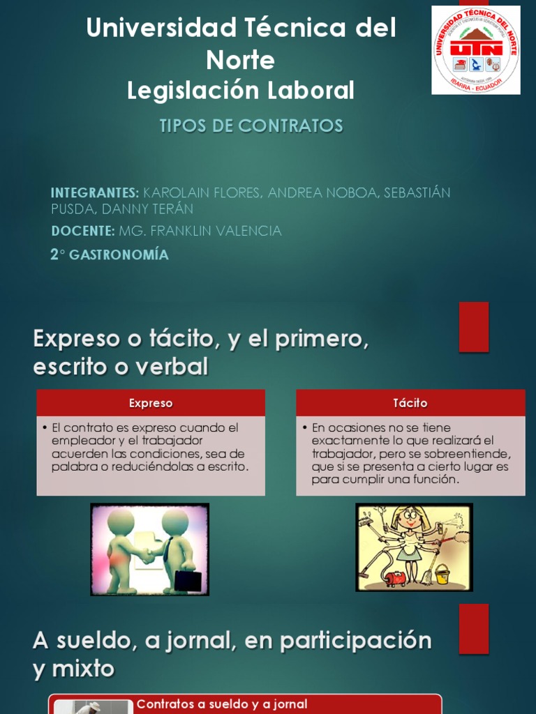 Tipos de Contratos | PDF