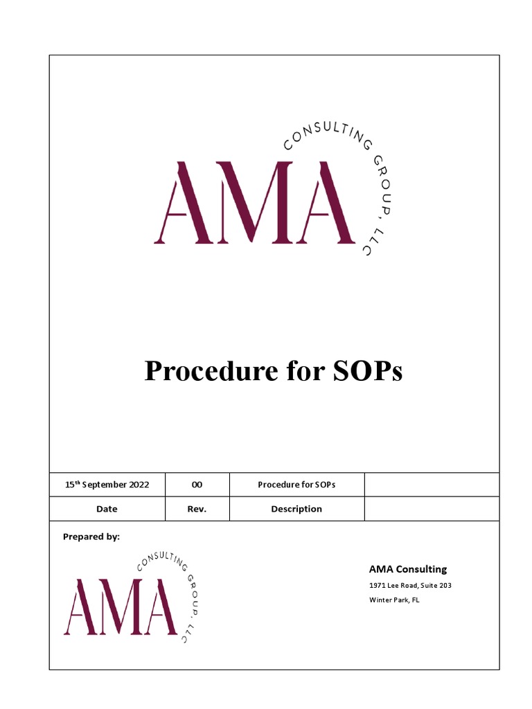 Procedure For SOPs Rev 0 | PDF | Screenshot | Software Development