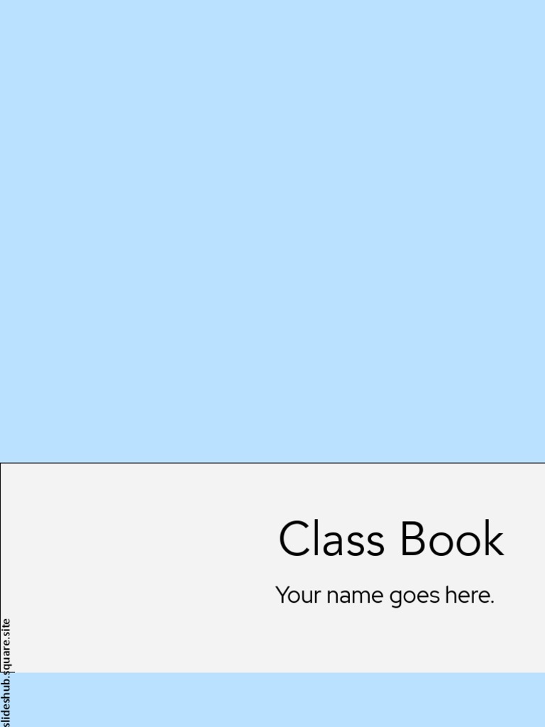 Digital Notebook Template | PDF