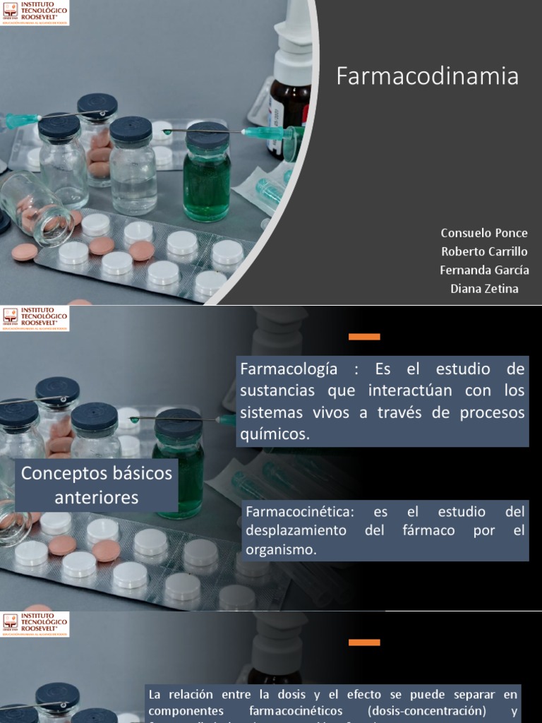 Farmacodinamia | PDF | Farmacocinética | Farmacología