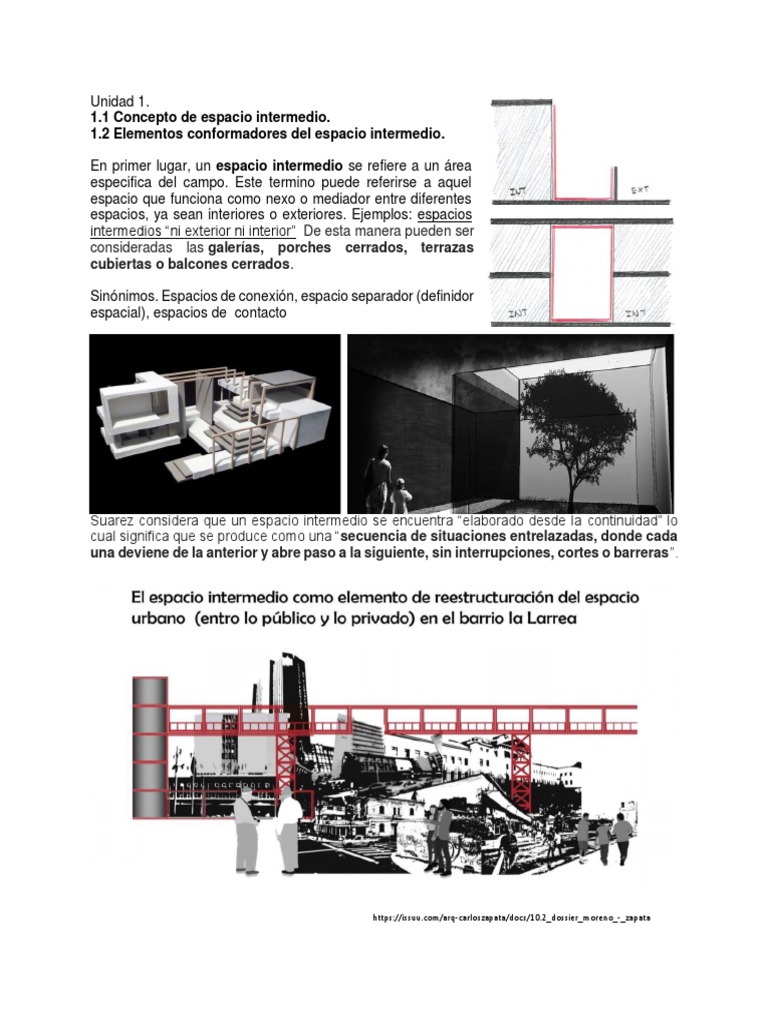 Espacios Intermedios en Arquitectura | PDF | Espacio