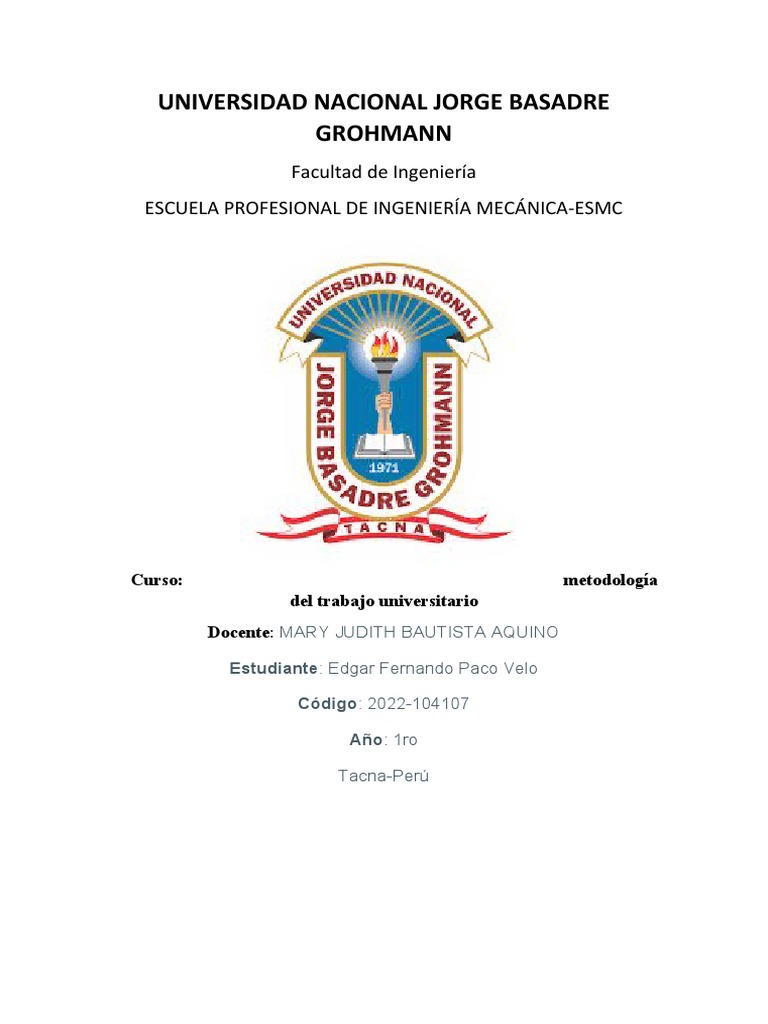 Historia de la Universidad Jorge Basadre | PDF
