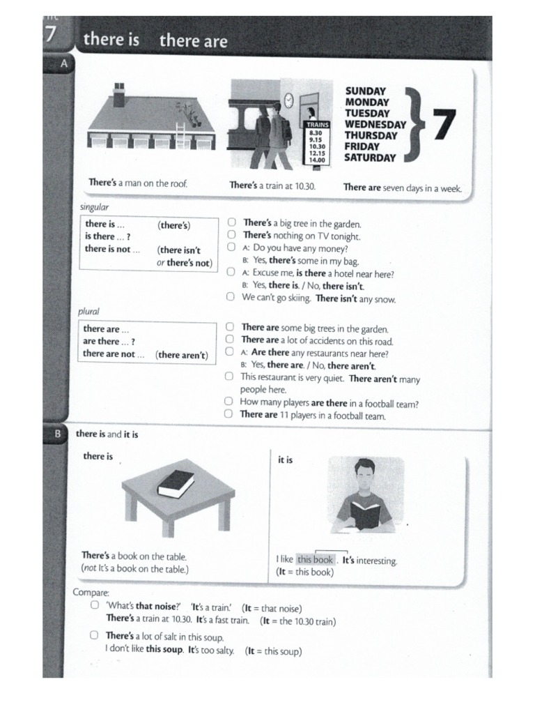 There Is There Are | PDF