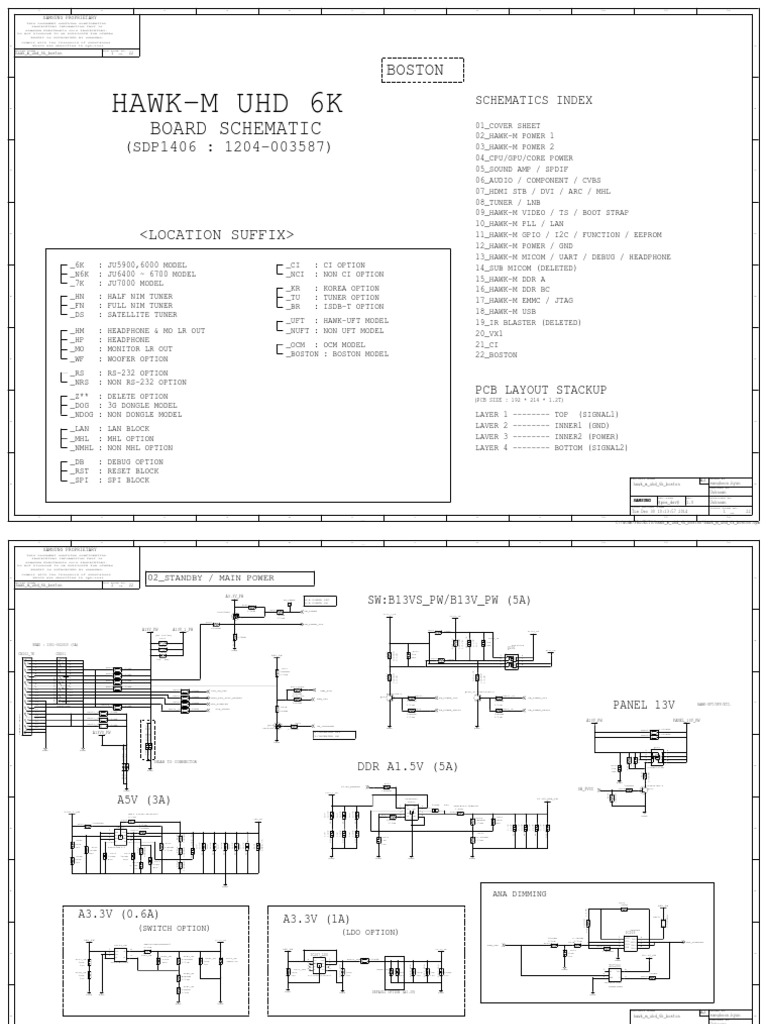 Hawk-M Uhd 6K: Board Schematic | PDF | Manufactured Goods | Computer ...