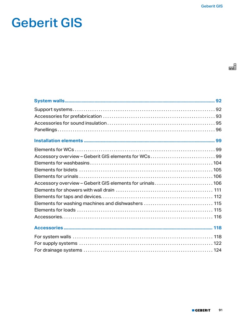 Geberit GIS | PDF