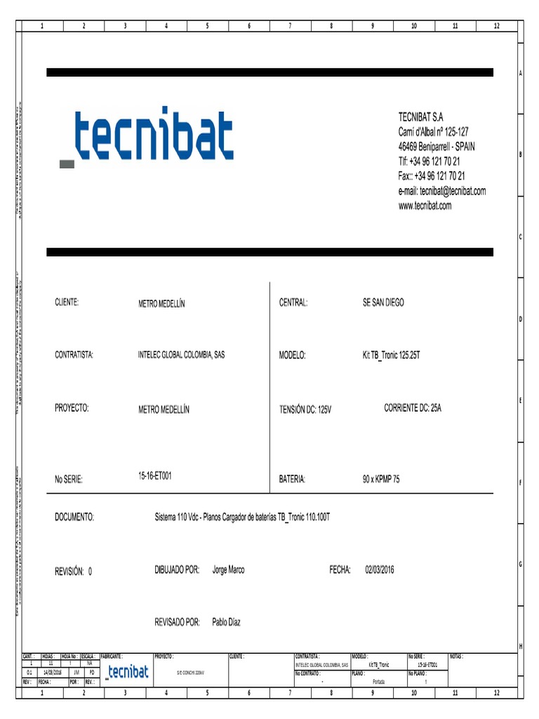 Planos Cargador | PDF