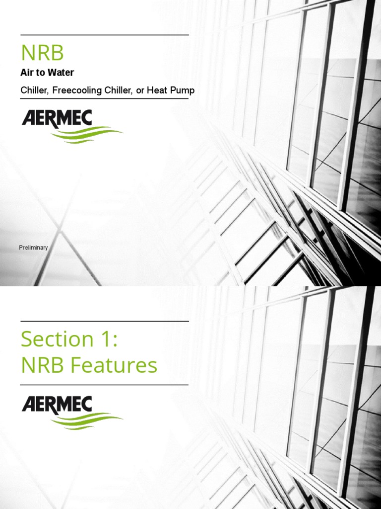 NRB Preliminary Presentation New | PDF | Heat Pump | Heat Exchanger