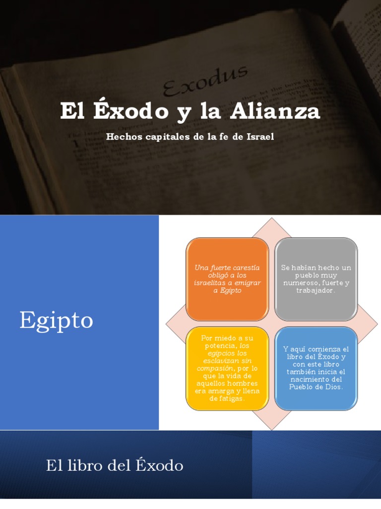 El Xodo y La Alianza | Descargar gratis PDF | Libro del éxodo | Moisés