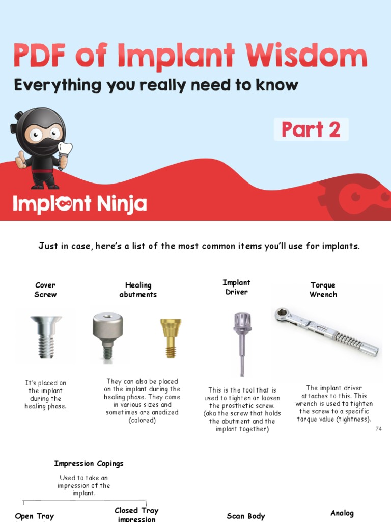 PDF of Implant Wisdom - Part 2 | PDF | Dental Implant | Medical Specialties