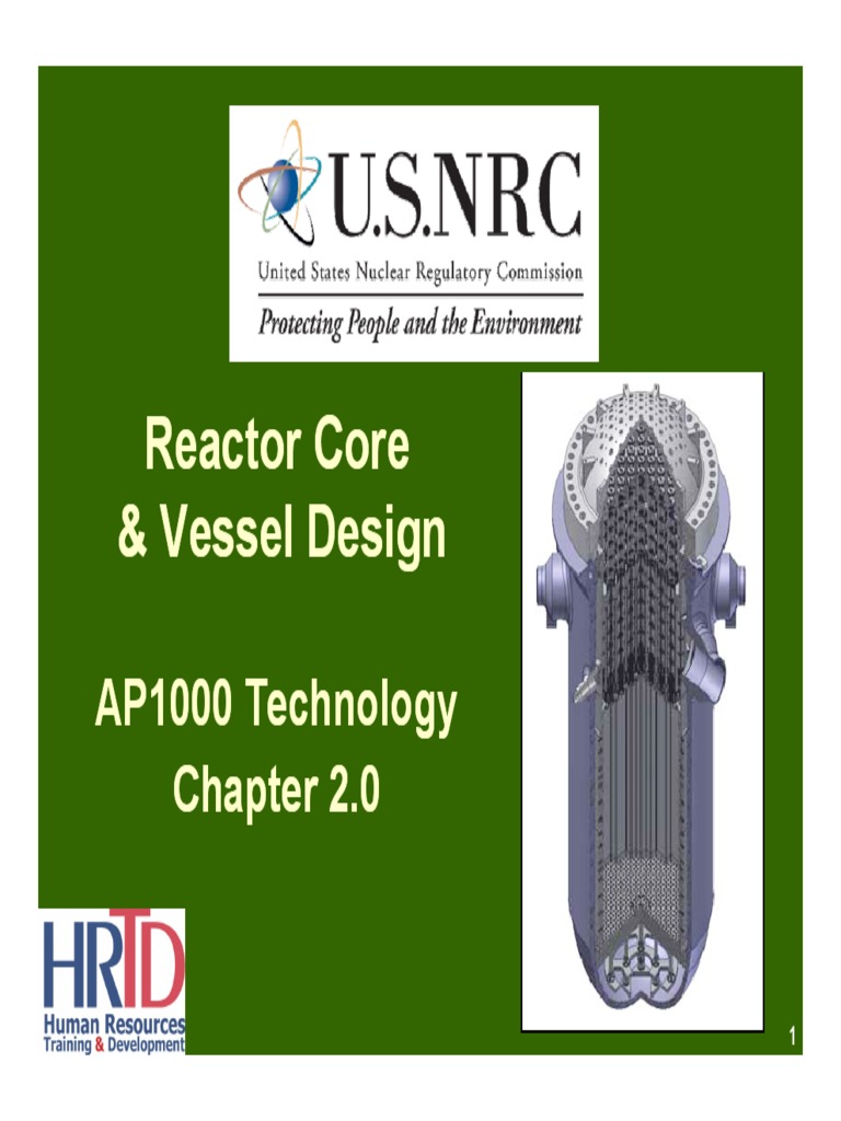 NRC Training PPT On AP1000 Core and Reactor | PDF