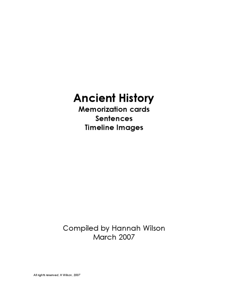 Ancient History Cards, Sentences, Timeline Pics | PDF | Hatshepsut ...