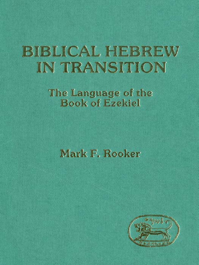 (Journal For The Study of The Old Testament) Mark F. Rooker - Biblical ...