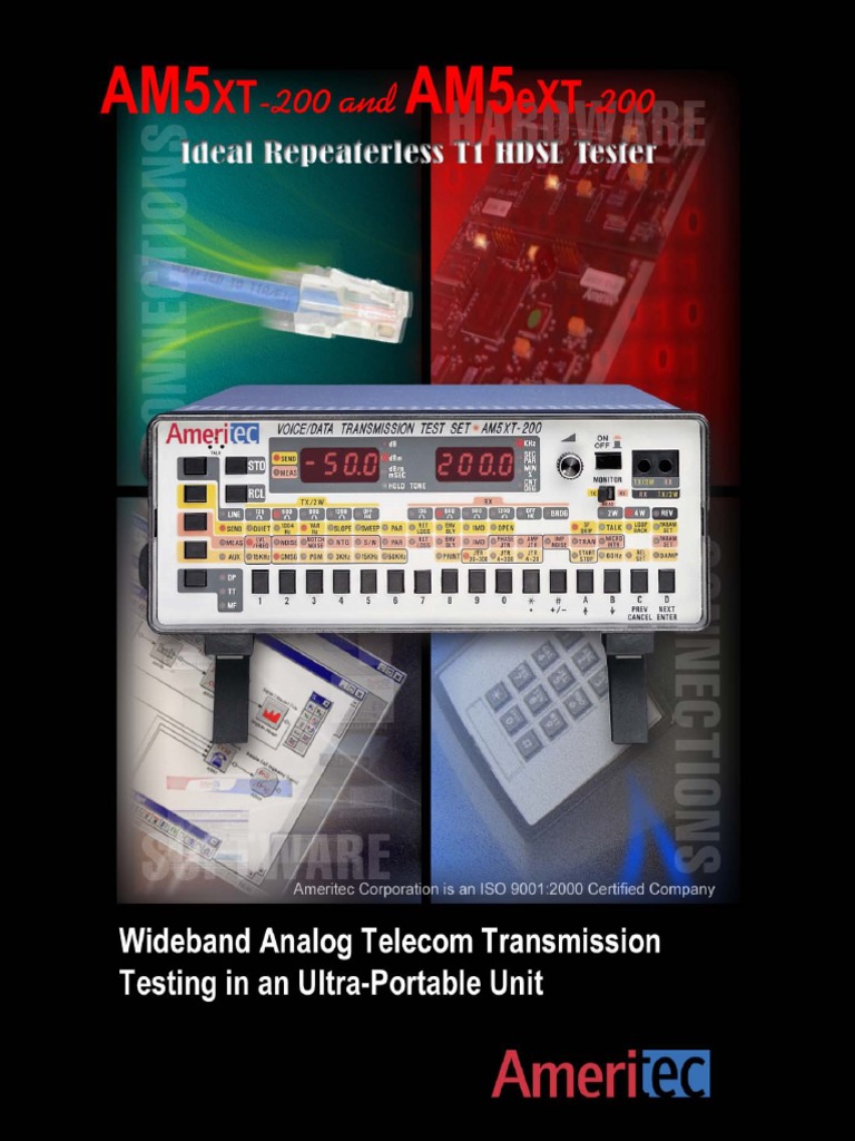 Ameritec Am5ext 200 | PDF | Bandwidth (Signal Processing) | Filter ...