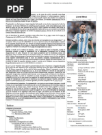 Biografía de Lionel Messi | PDF | Lionel Messi | FC Barcelona