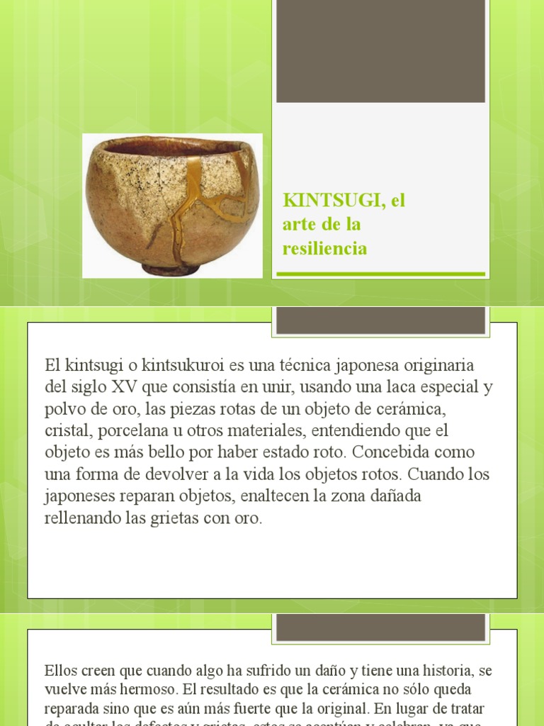 KINTSUGI, El Arte de La Resiliencia | PDF