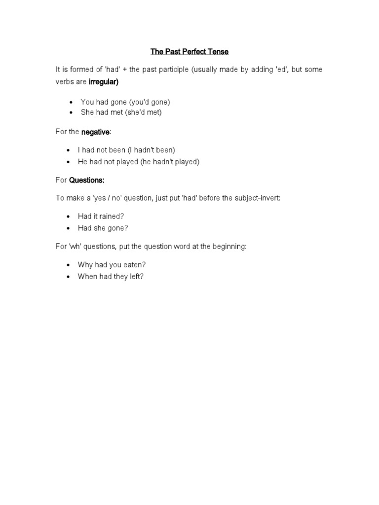 the-past-perfect-tense-pdf