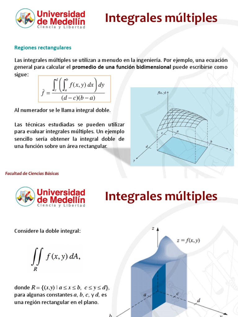 22.integrales Multiples | PDF | Integral | Álgebra