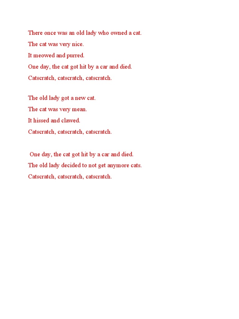Catscratch: A Poem of Loss | PDF
