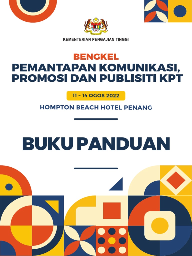 Buku Panduan Bengkel Pemantapan Komunikasi, Promosi Dan Publisiti | PDF