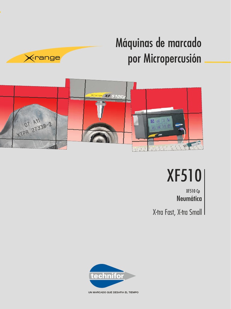 Cabezal de Marcado xf510 | PDF | Bienes manufacturados | Edad de ...