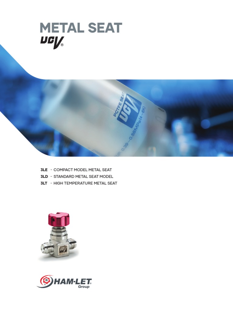 Ham-Let Metal Seat UCV Valves Catalog 2020 | PDF | Valve | Stainless Steel