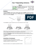 Year 7 Particle Theory Practice Test | PDF | Gases | Liquids