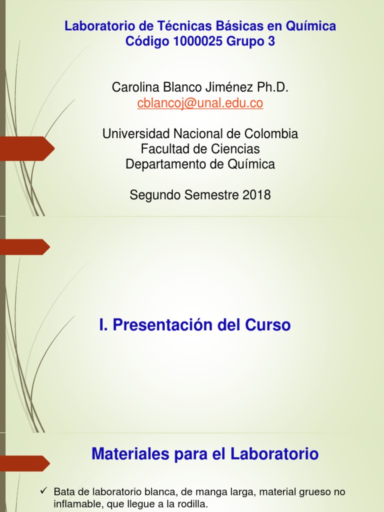 Presentación Laboratorio Técnicas Básicas | PDF