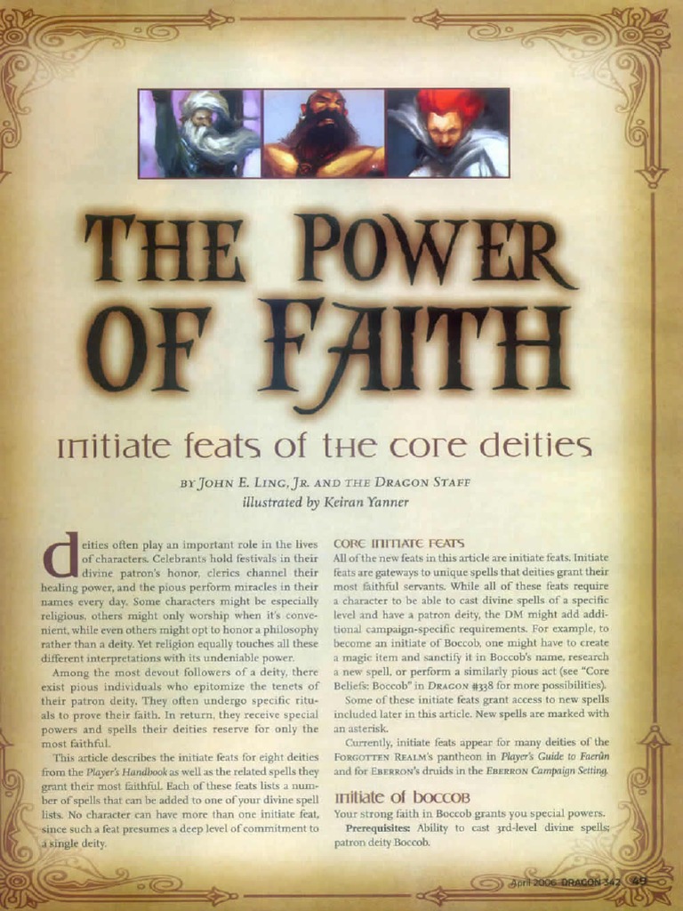 d20 - Paizo - Core Beliefs of Greyhawk | PDF