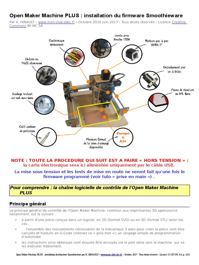 Dossier Omm Plus Installation Firmware Smoothieware | PDF