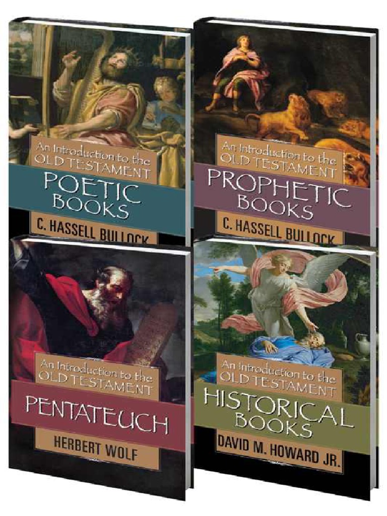 Introduction To The Old Testament, Set of Four Books (Prophetic, Poetic ...