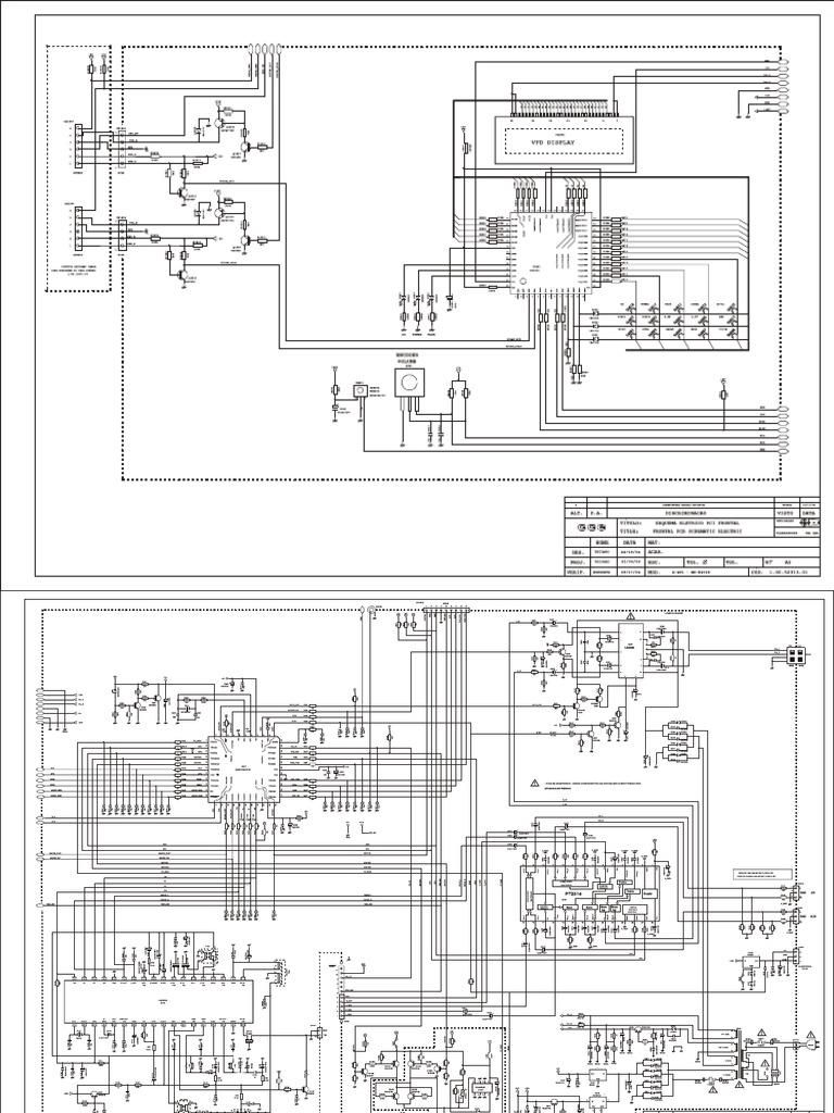 VFD Display Pinout and Circuit Details | PDF